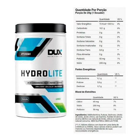 Hydrolite (1kg) DUX Nutrition Lab - HEAVY NUTRITION SUPLEMENTOS