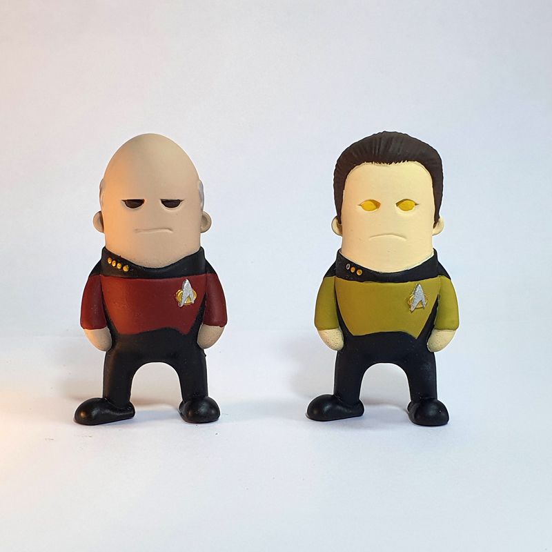 Kit Picard + Data - Star Trek - Half-Orc Custom & Collectibles