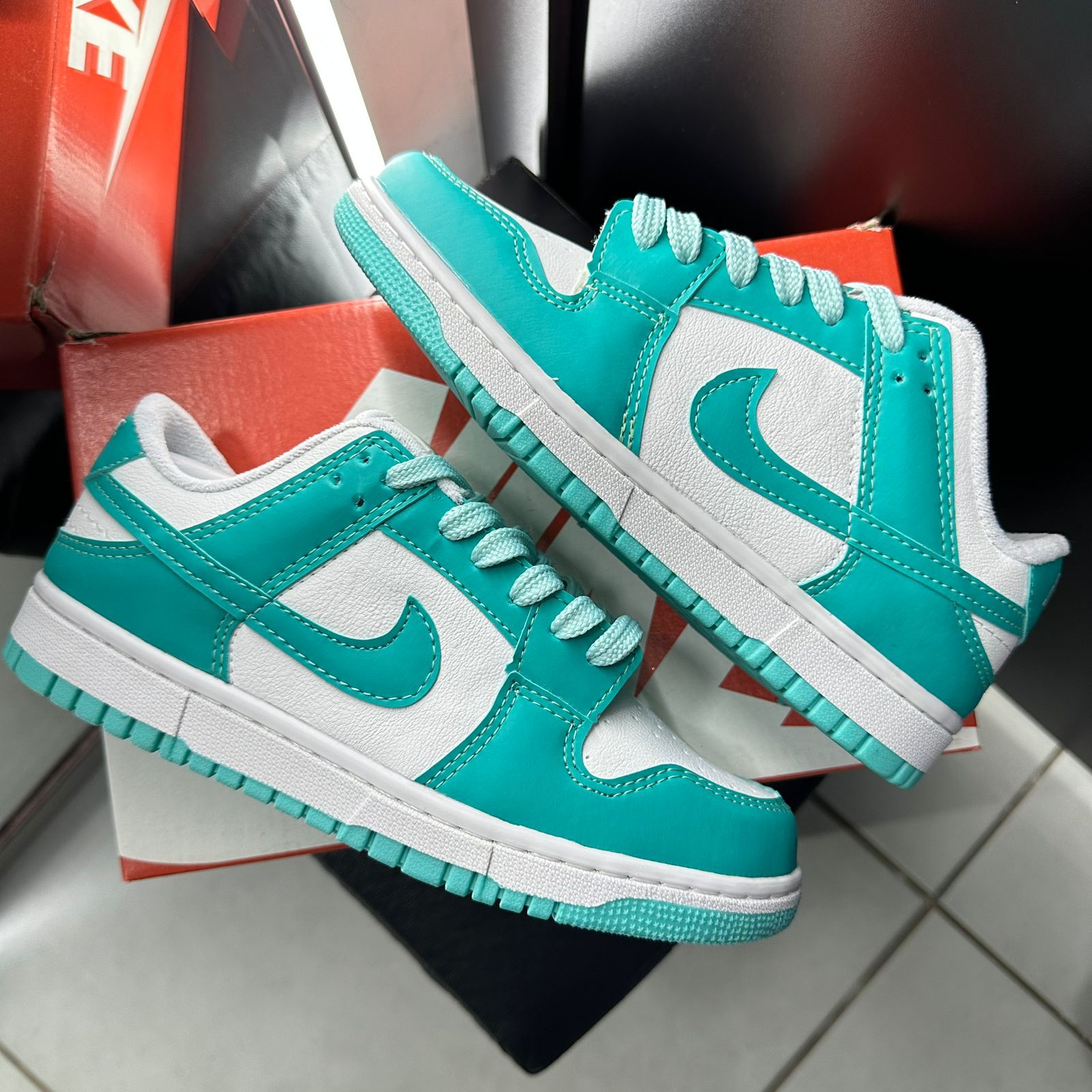 Tênis Nike SB Dunk Low Verde Água - WC SHOES