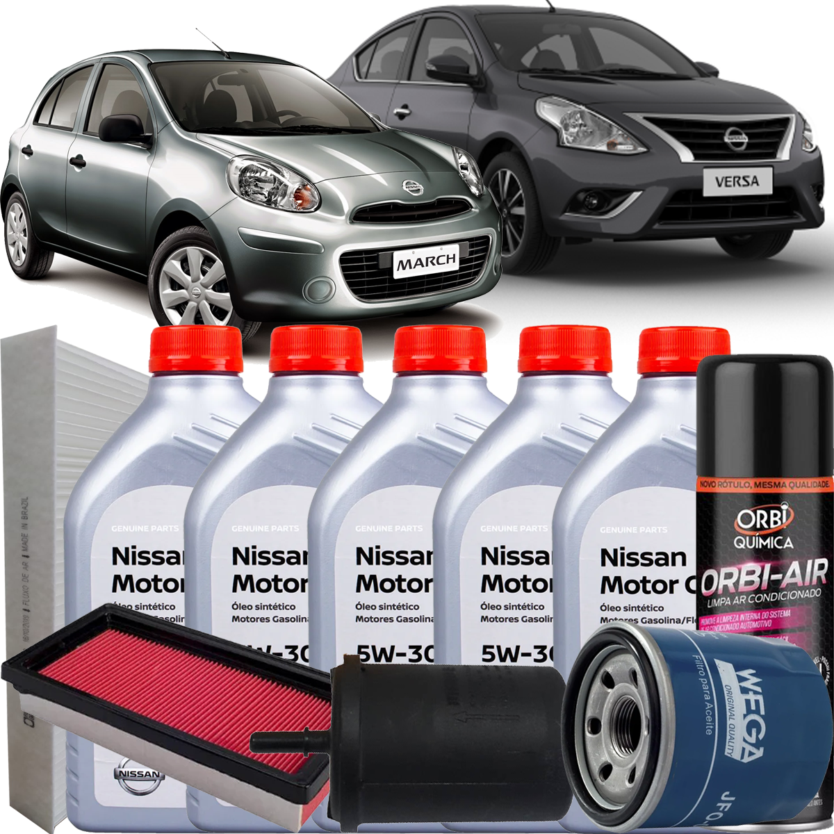 Kit Revisão Completo March Versa 1.6 2016 2016 2017 2018 2019 - Sua ...
