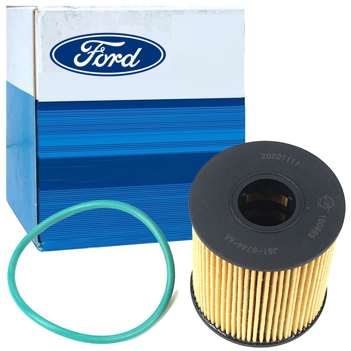 Filtro De Oleo E Junta Original Ford JS16744AA Territory 1.5 2020/2023 ...