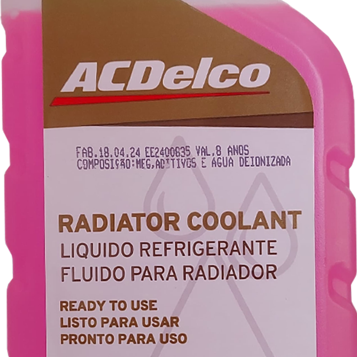Aditivo Arrefecimento Fluido Para Radiador Acdelco Gm Onix Prisma Corsa ...