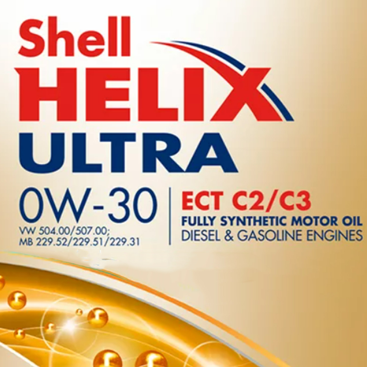 Óleo De Motor Shell Helix Ultra 0W30 ECT C2 C3 100% Sintético Vw 504 507 - 1 Litro - Sua melhor ...