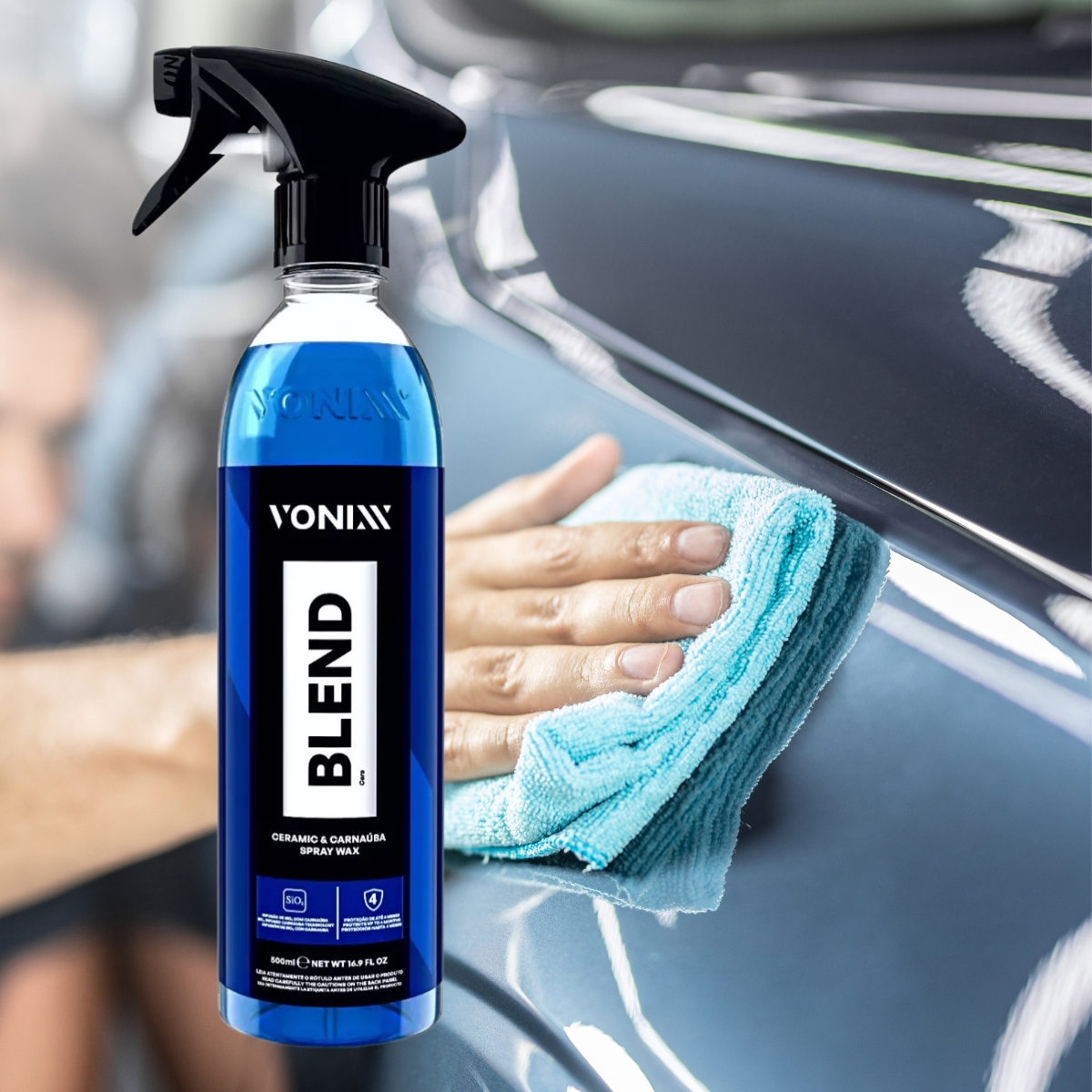 Vonixx Blend Ceramic Carnaúba Spray Wax 500ml Cera com Sio2 Brilho ...