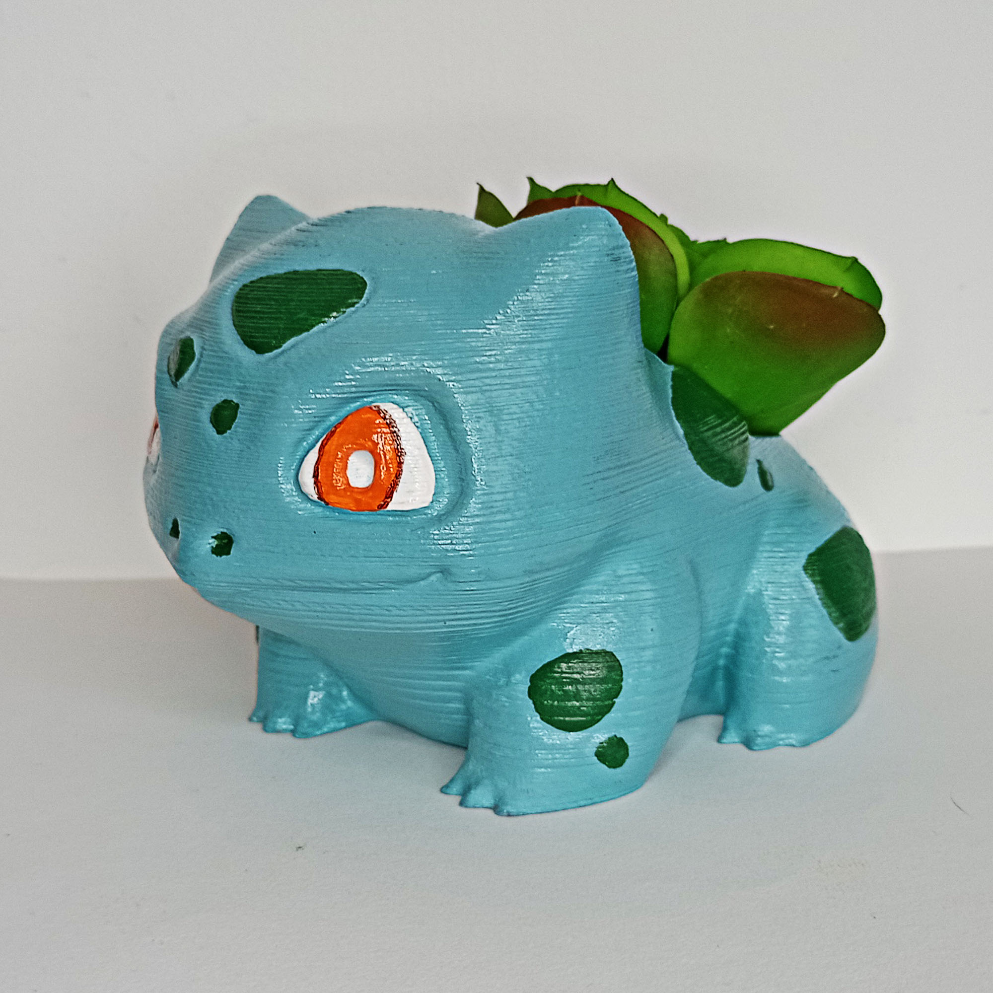 Pokemon Bulbassauro Colorido Vaso Suculentas - Loja 3dLines-Vasos e ...