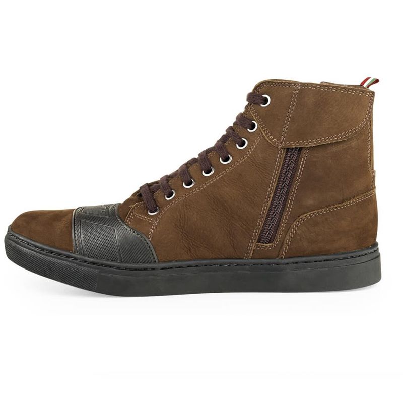 Bota Tutto Urban Em Couro Cor Marron - Tamanho 39 Brasil - Moto Scuderia