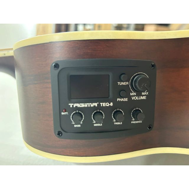 Violao GS Mini Tagima Non Cutaway America Porteno BKS c/ Bag GMS ...