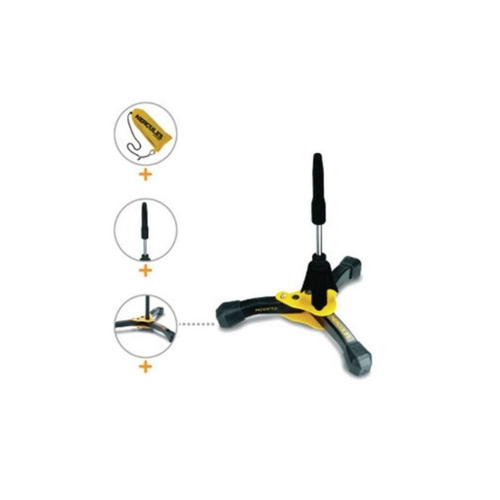 Clarinet Stand With Storage Hercules DS640B Flute & Clarinet Stand ...