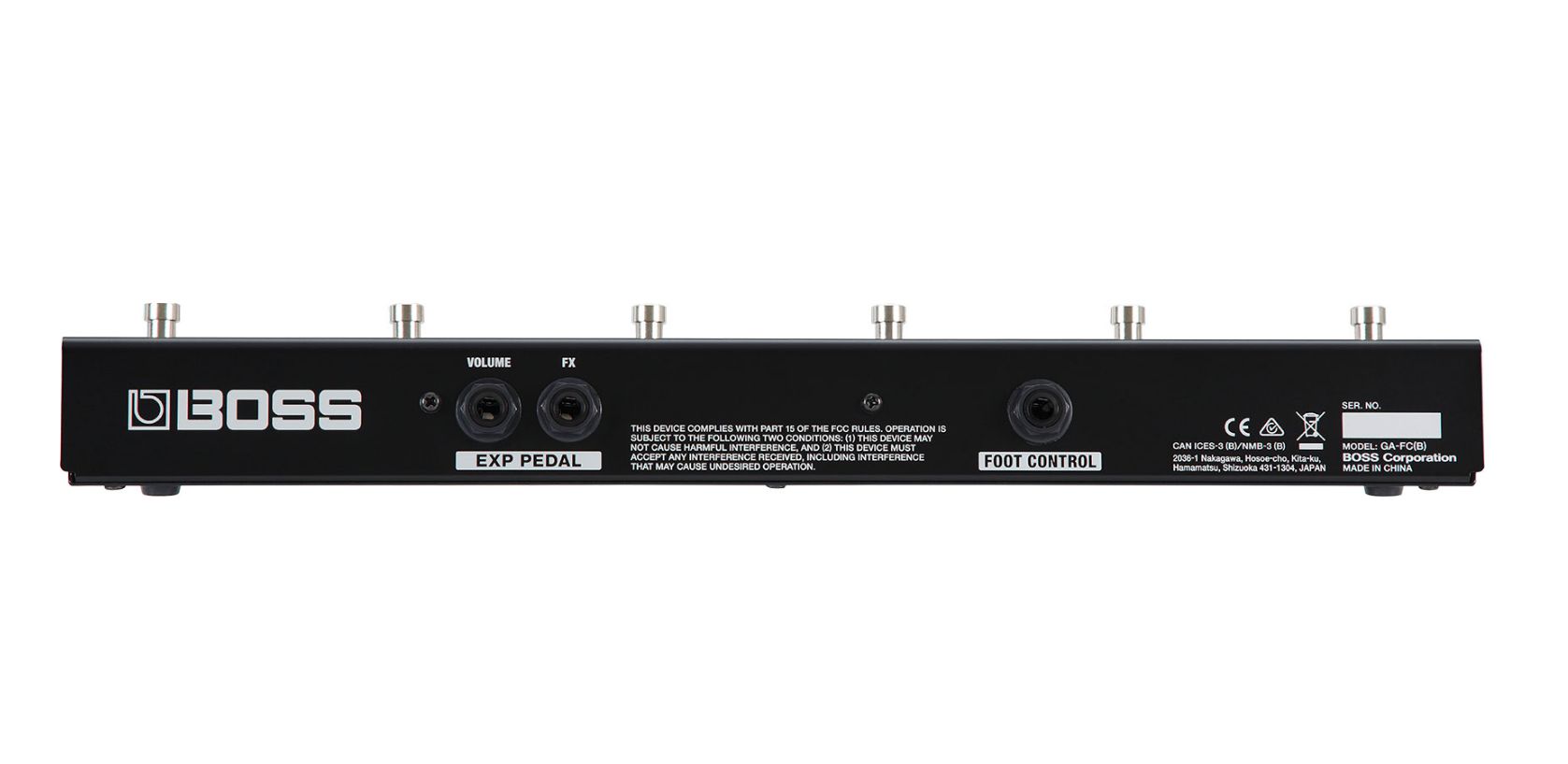 Pedal Controlador para Amps Roland e BOSS GA/FC 112/212 - Guitar Music Shop