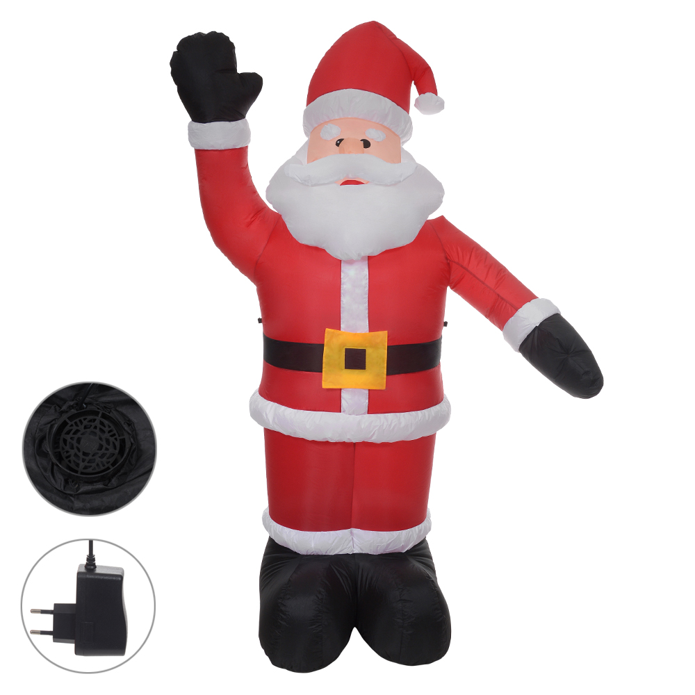 Papai Noel Inflavel Natal 2,40mt - Vermelho - Guia da Loja Papai Noel Inflavel Natal 2,40mt - Vermelho - Guia da Loja