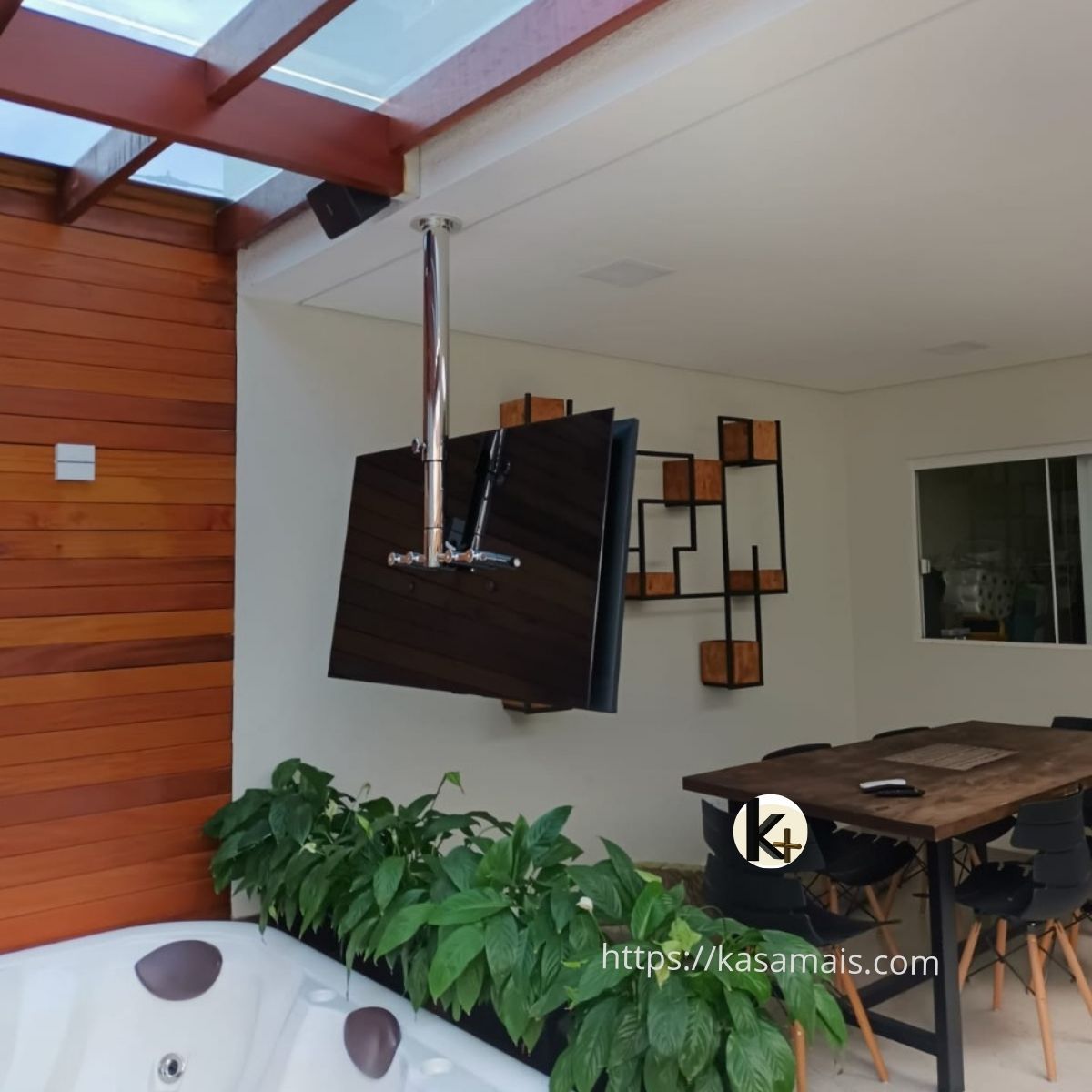 Suporte TV Teto - Kasa Mais