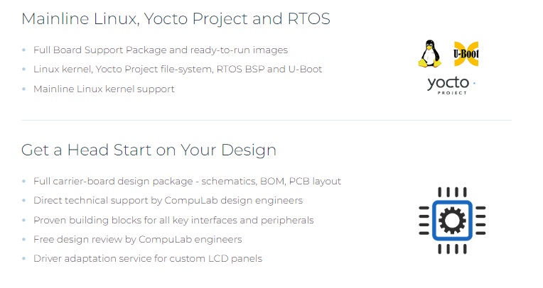 Computer on Module (CoM / SoM) CompuLab UCM-iMX93 - SmartCore - one ...