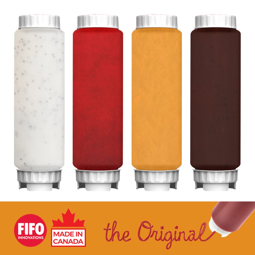 Bisnaga Invertida Fifo Original 473ML (16OZ.) - Para Molhos e Caldas ...