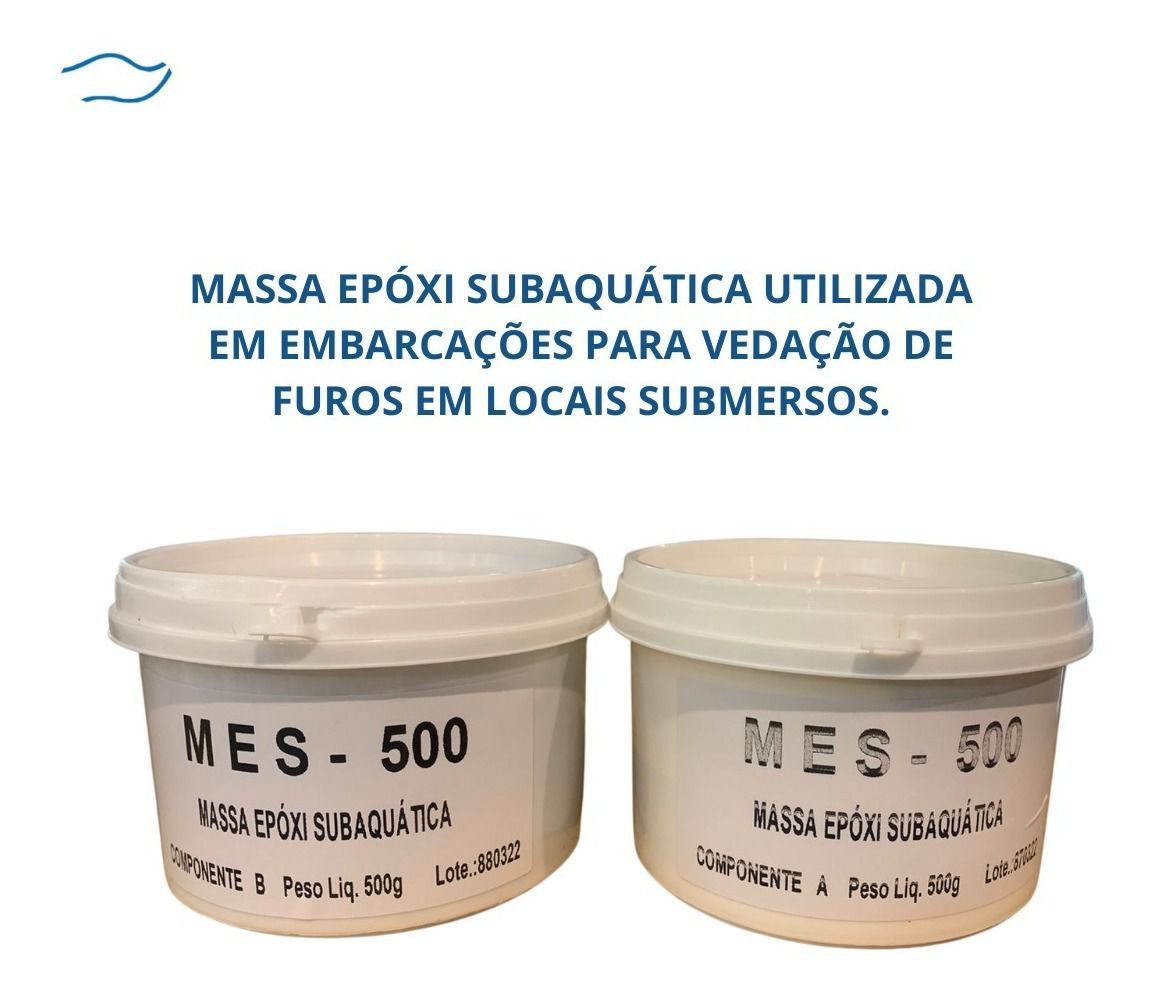 Massa Epóxi Subaquática 1kg Tecpox Reparos Náuticos e Industriais ...