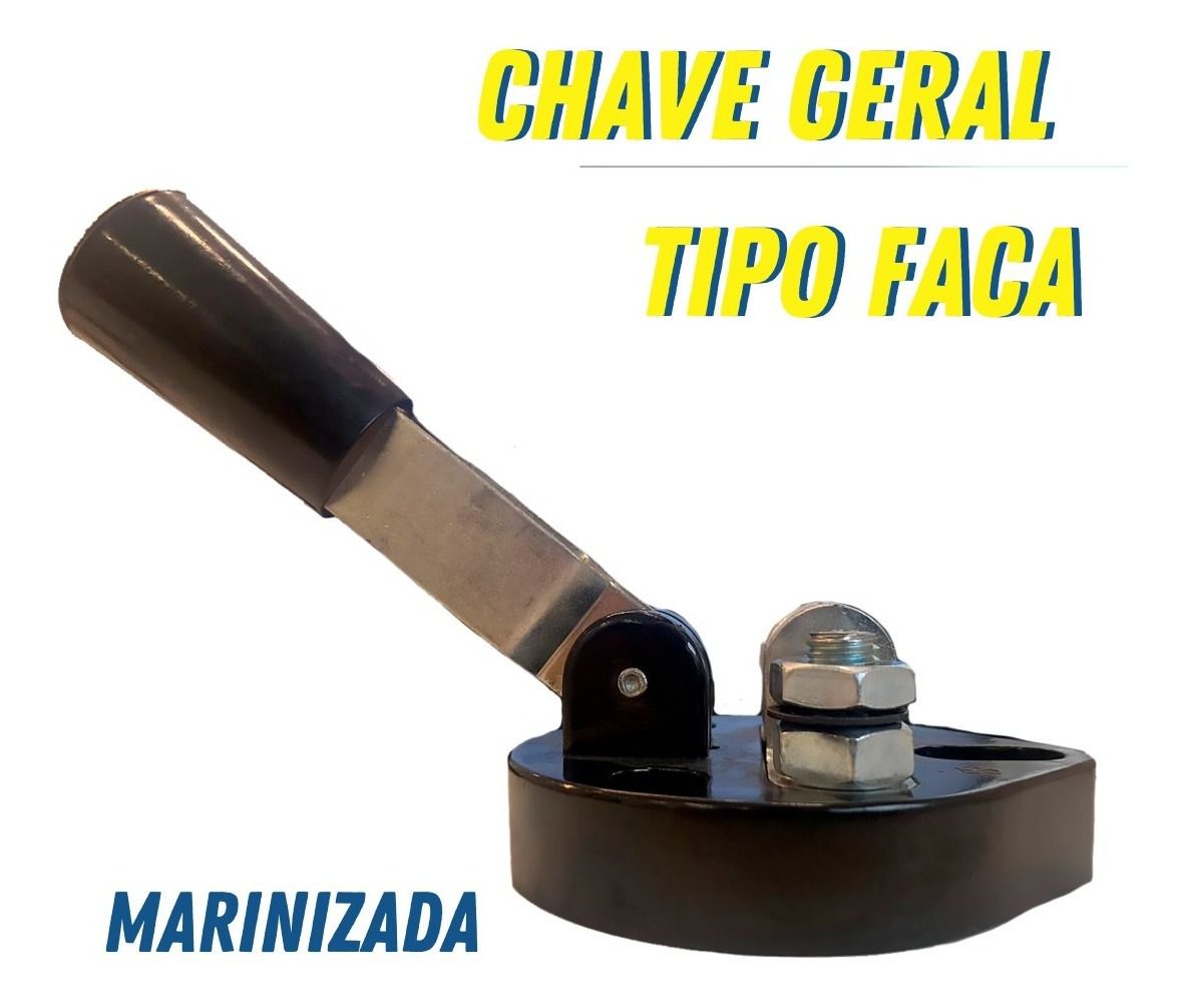 Chave Geral Tipo Faca Marinizada 250A Pico 80A 12V 24V - Produtos ...