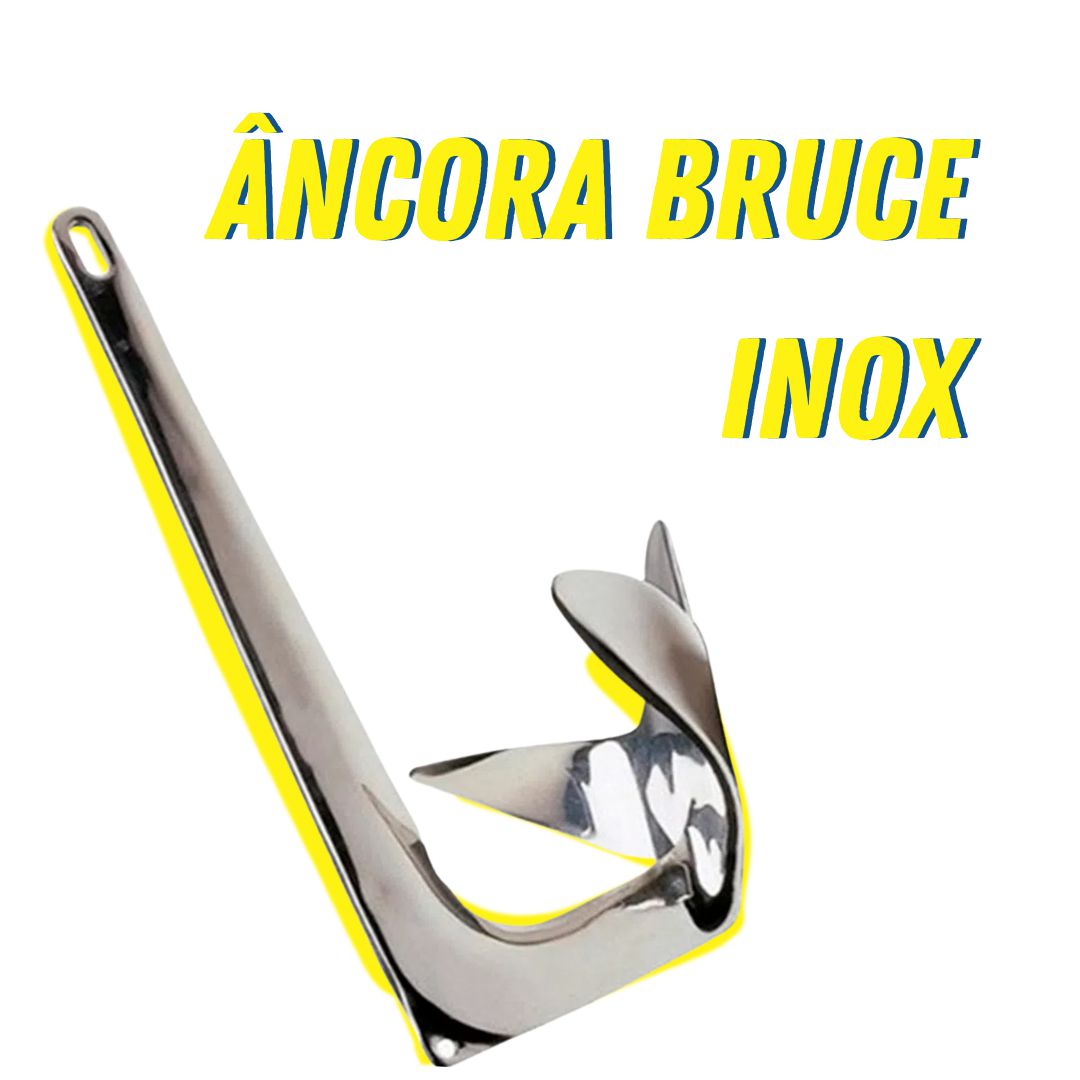 Âncora Bruce 5Kg Inox 316 Original Para Barcos 17 a 22 Pés - Produtos ...