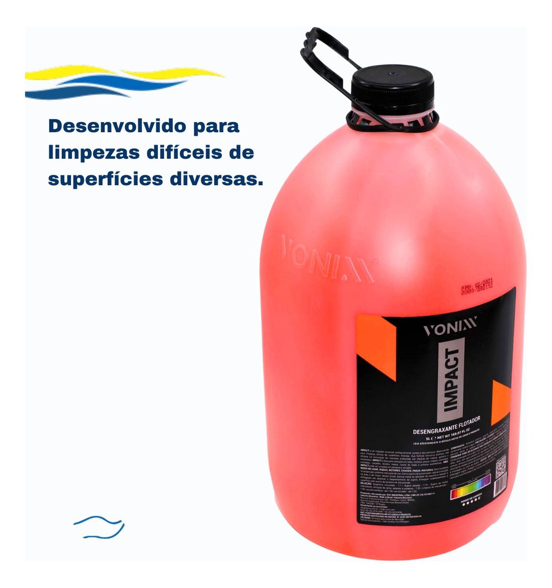 Impact Vonixx – Multilimpador Universal Limpeza Pesada Concentrado ...