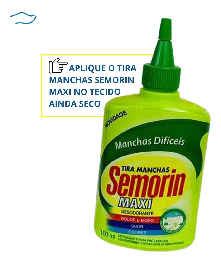 Tira Manchas Maxi Semorin com Oxigênio Ativo p/ Roupas Difíceis - Produtos Náuticos Brasil