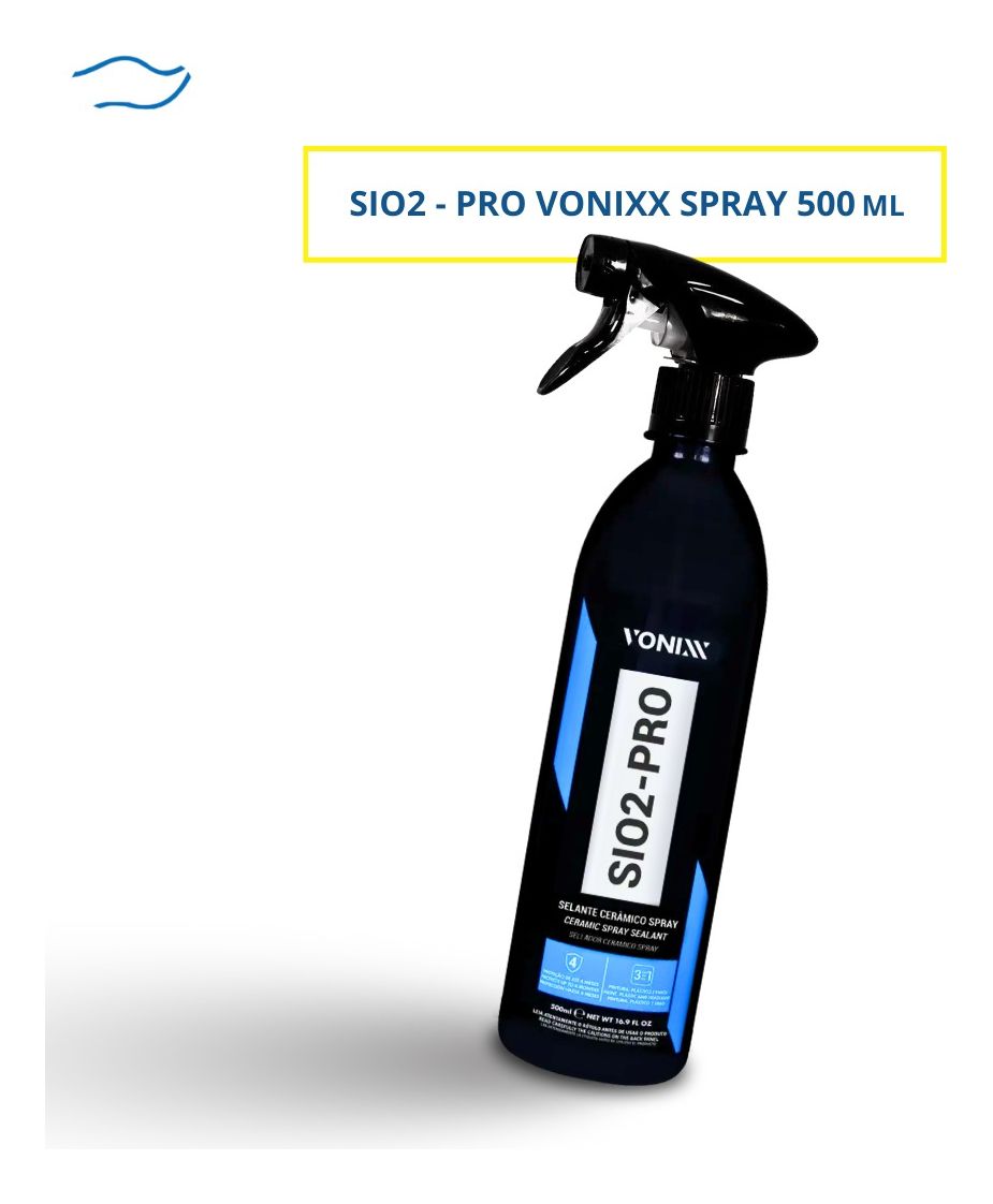SiO2-PRO Vonixx 500ml Manutenção para Vitrificadores Automotivos ...