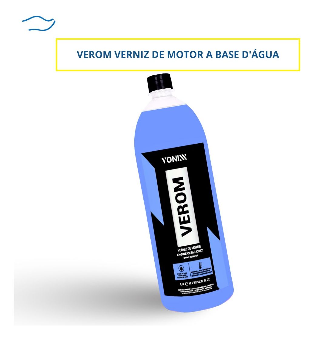 Verom Verniz de Motor Vonixx 1,5L Proteção e Brilho Base D’Água ...