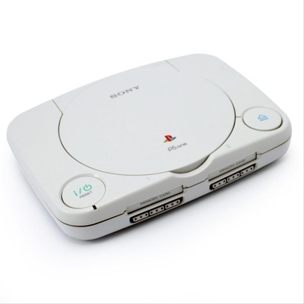 Console PSOne Slim Com 2 Controles Usado - Meu Game Favorito
