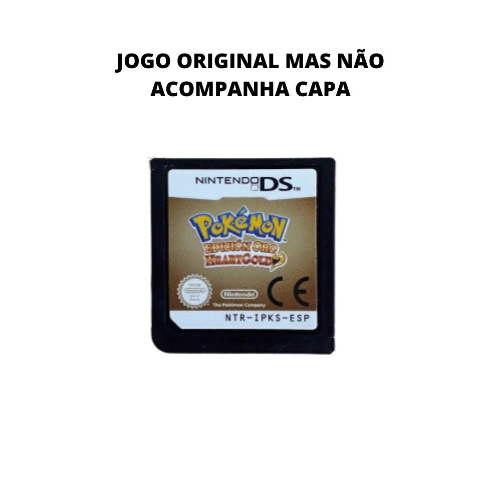 Jogo Pokémon Edición Oro HeartGold - Fazenda Rio Grande - Curitiba ...