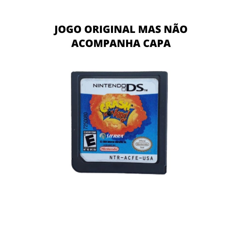 Jogo Crash Boom Bang! Nintendo DS - Fazenda Rio Grande - Curitiba - Meu ...