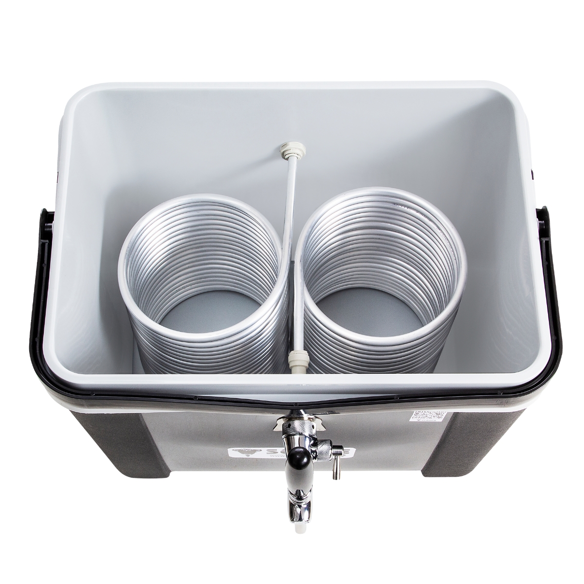 Chopeira a gelo convencional preto torneira belga com serpentina - Schoice - Chopeiras e Acessórios