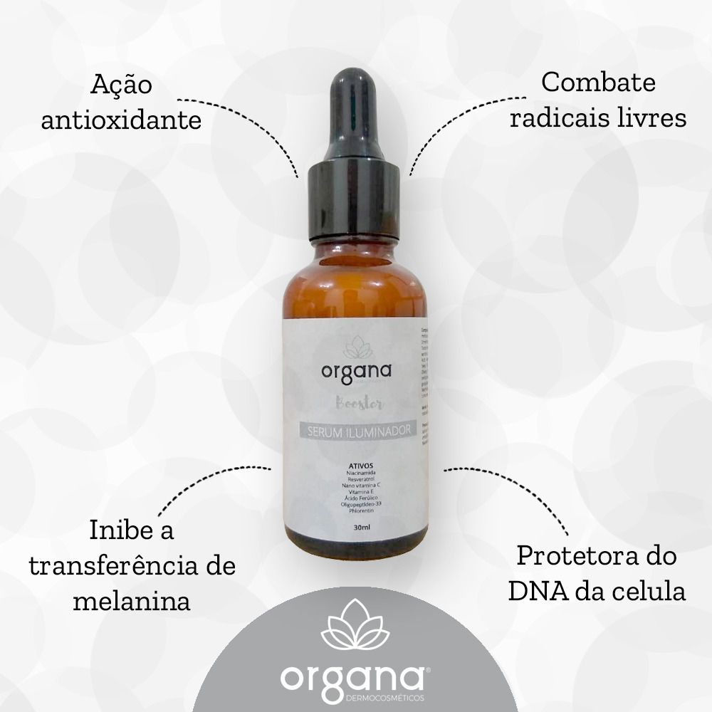 Sérum Organa Booster Iluminador 30ml - Organa Cosméticos