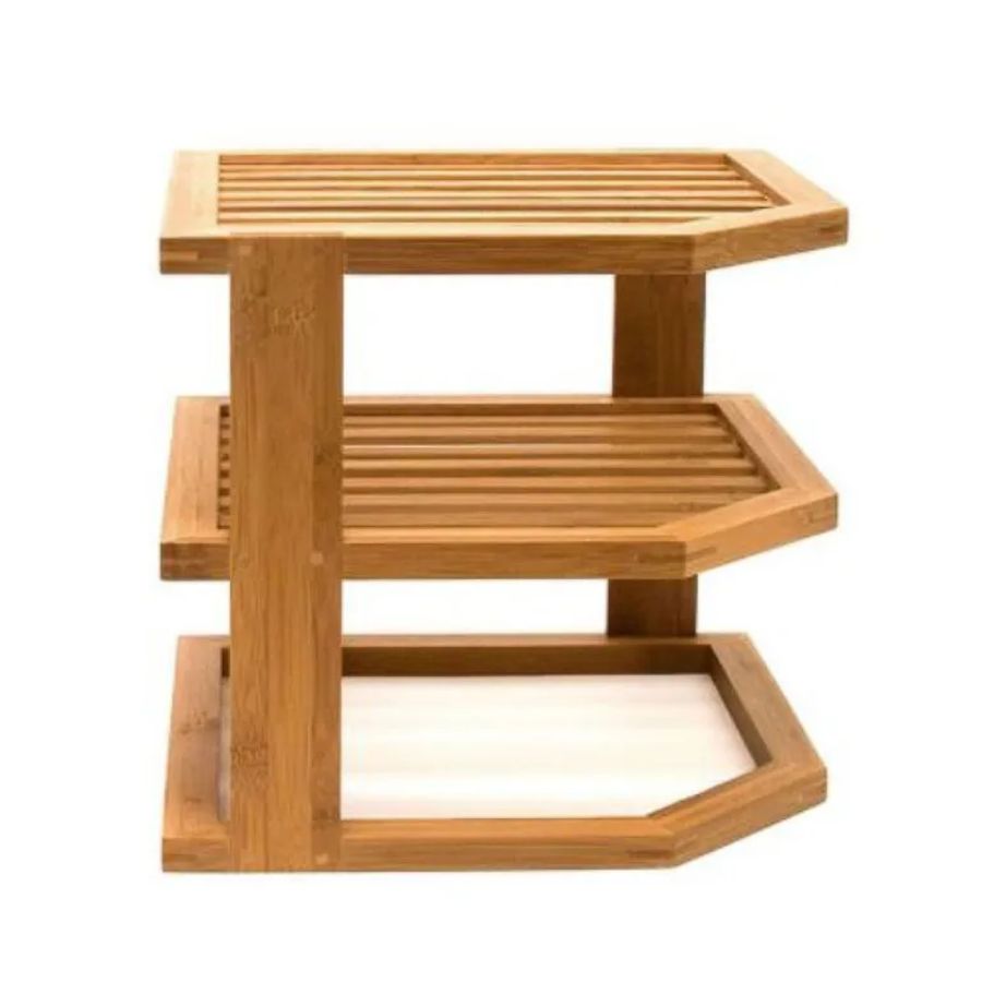 ORGANIZADOR DE ARMÁRIO RACK BAMBU 2 ANDARES TYFT - A loja física Amor ...