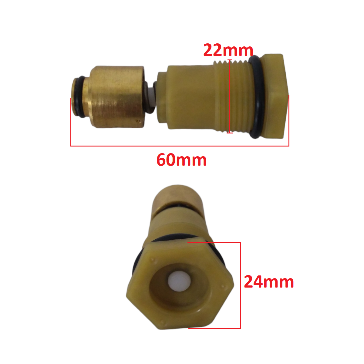 Válvula By Pass Lavadora Tekna HLX200V / HLX2001V / HLX2002V / HL20001 ...