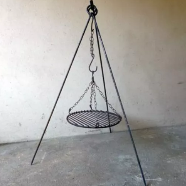 Trempe-Grelha e Corrente Churrasco Fogo De Chão 95x48x2 cm - CRIOULLO ...