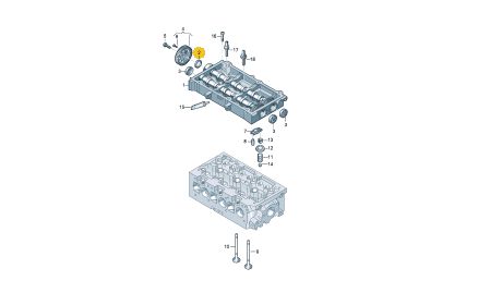 Retentor Original VW Audi Amarok Golf 03L103085C - GSANTOS IMPORTADORA ...