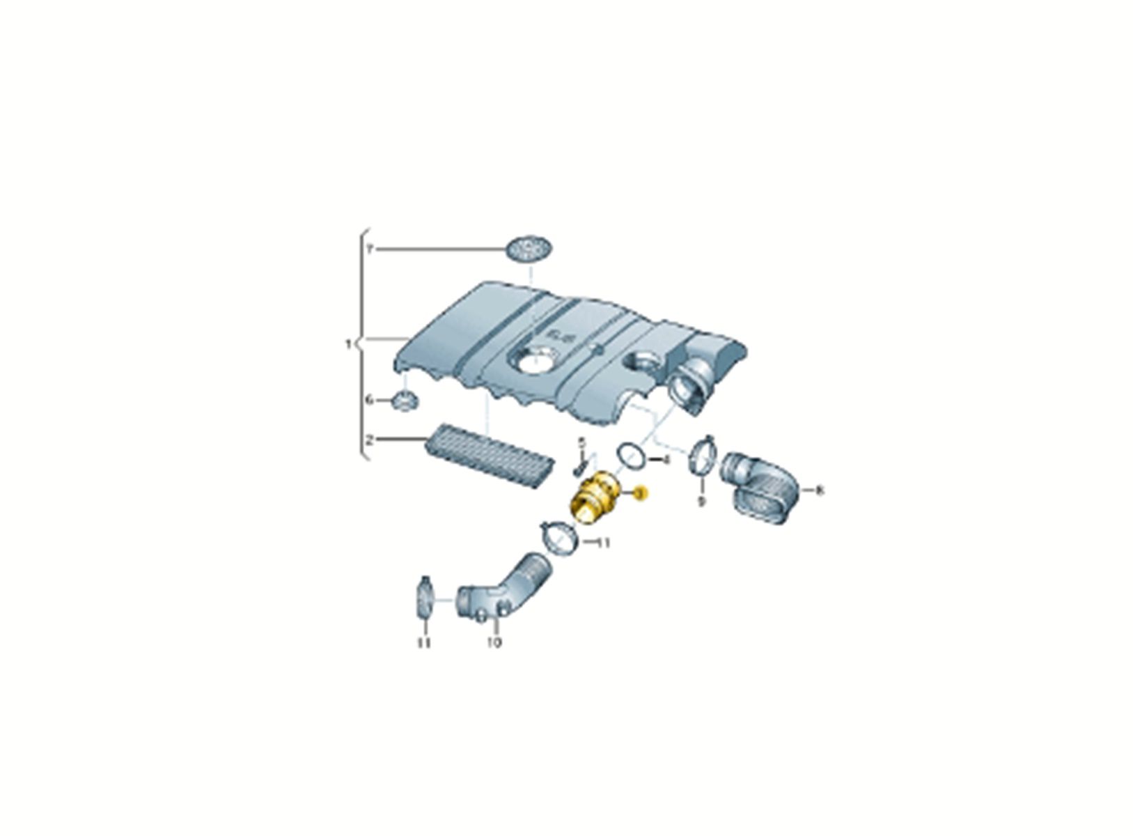 Bocal do Tubo VW Beetle Golf Jetta Passat 07K129637 - GSANTOS ...