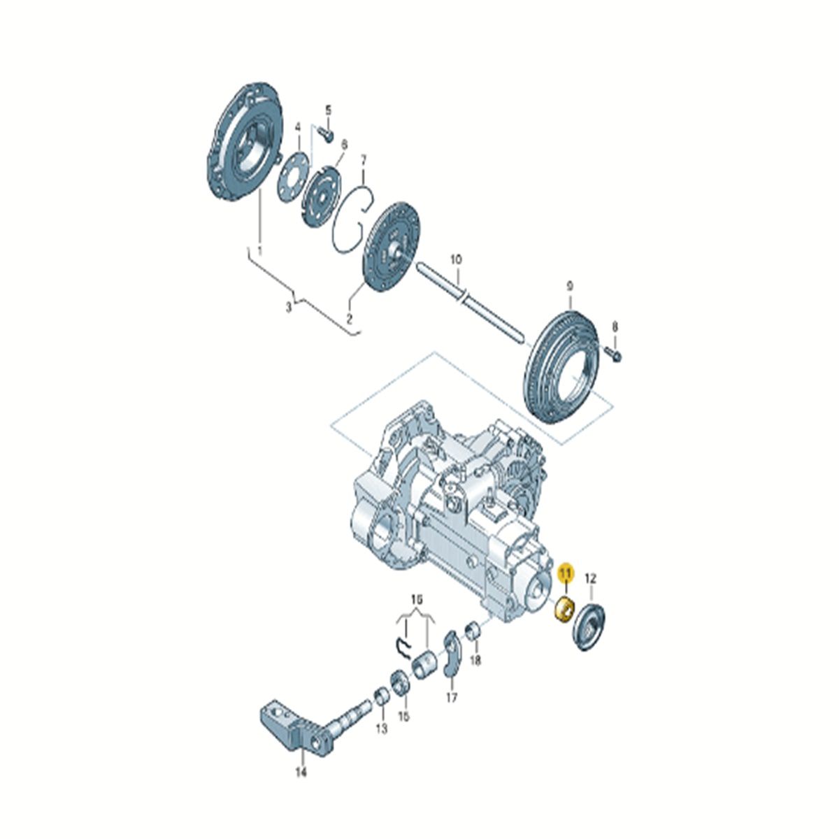 Rolamento Embreagem VW Bora Golf Jetta Audi A3 020141165G - GSANTOS ...