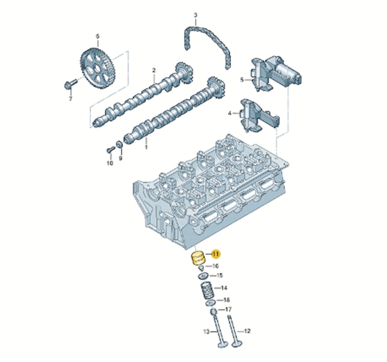 Tucho VW A100Q A3 A4 V8 Beetle Bora Golf Sharan 058109309E - GSANTOS ...