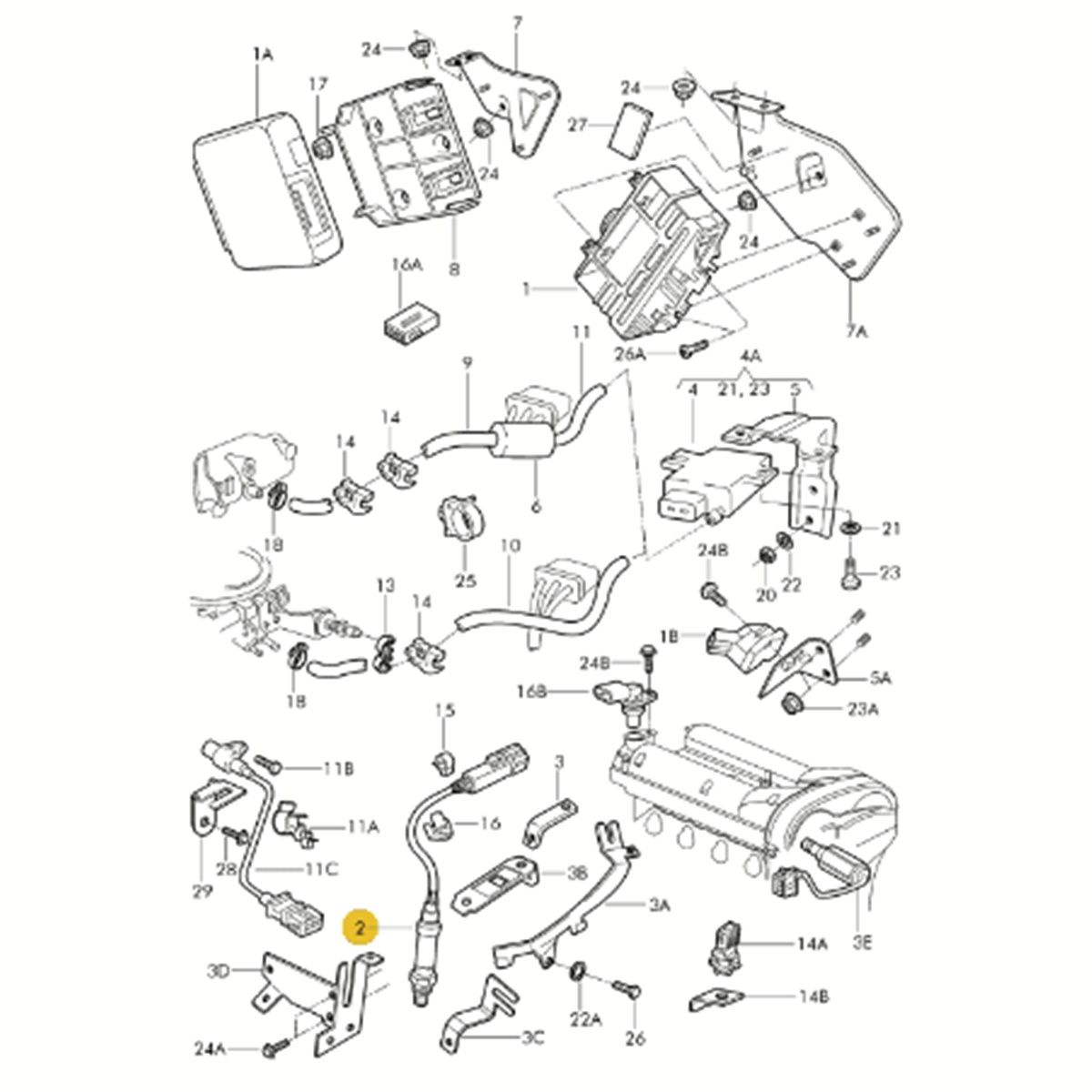 Sensor Lambda VW Gol Parati Saveiro 377906265B - G Santos pecas e ...