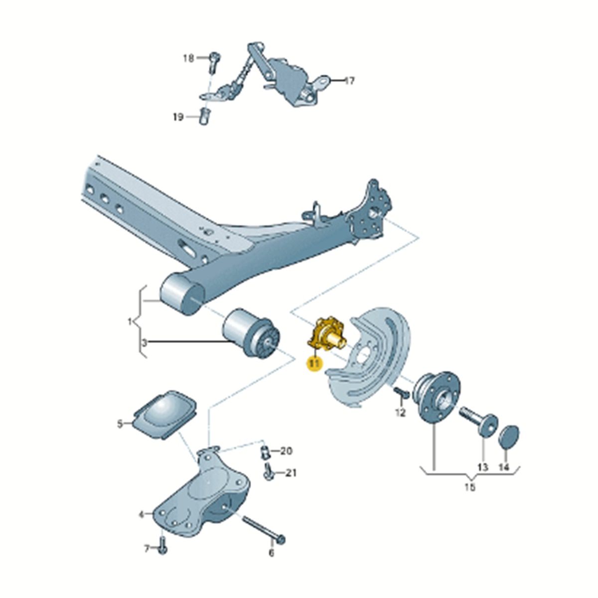 Ponta de Eixo Traseiro VW Golf 13/21 5Q0501117A - GSANTOS IMPORTADORA ...
