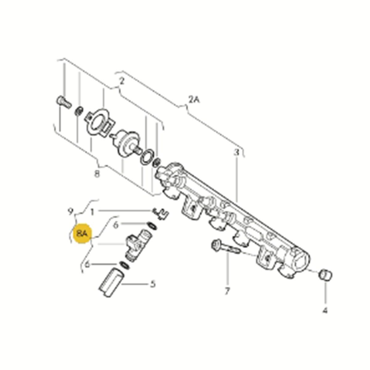 Válvula Injetora VW Gol Parati Saveiro 041906031 - GSANTOS IMPORTADORA ...