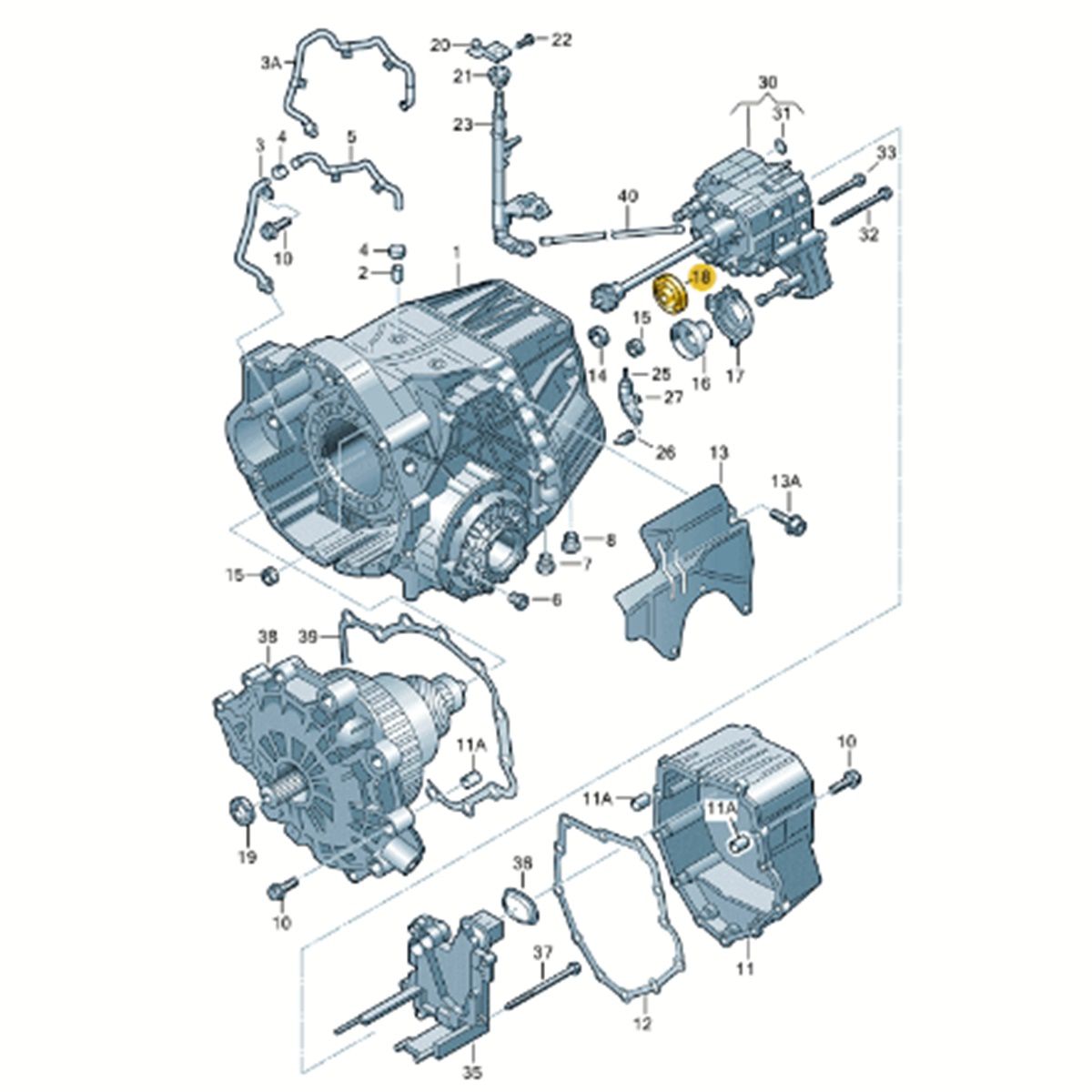 Rotor de Sensor Original A4 A6 A8 01J331291F - GSANTOS IMPORTADORA DE AUTOPECAS LTDA