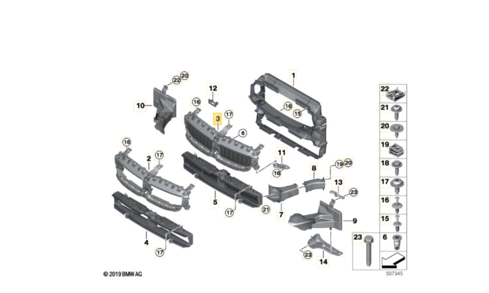 51749465188 CONDUTOR DE AR BMW G20 2018 >> - GSANTOS IMPORTADORA DE ...