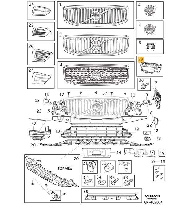 31425180 SUPORTE DIREITO FAROL DE MILHA VOLVO XC60 2018 >> - G Santos ...