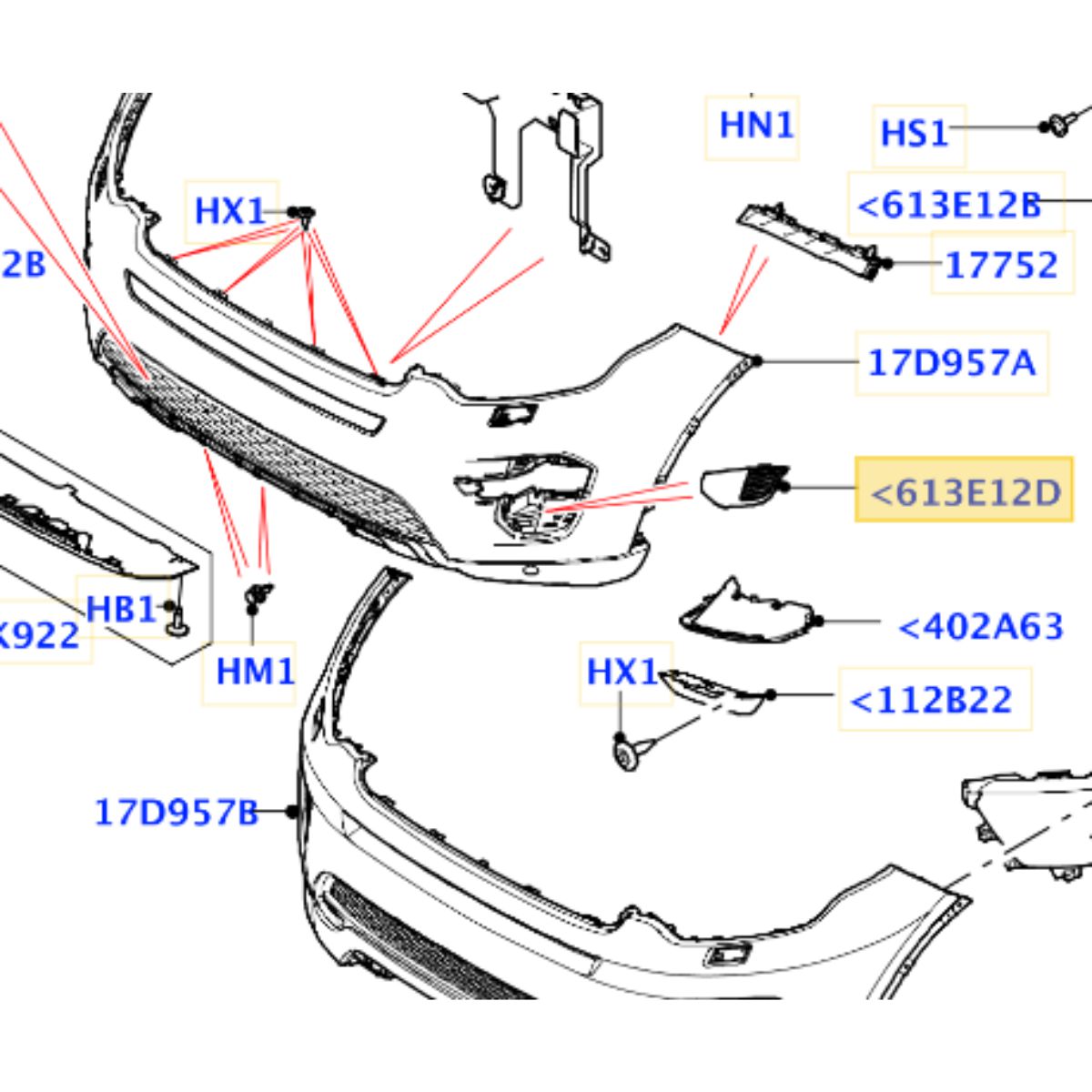 Tampa de farol de neblina direito DISCOVERY SPORT LR061236 - GSANTOS ...