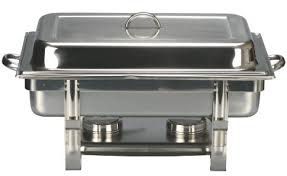 Rechaud Inox Retangular 2 Cubas 9 litros-Primo Inox - Machado ...