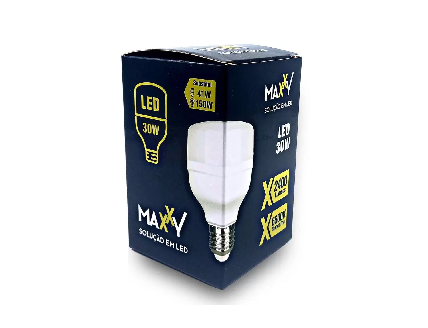 Lâmpada LED 6500K Branca 30W Bulbo Maxxy - Zzat Full Lar e Construção