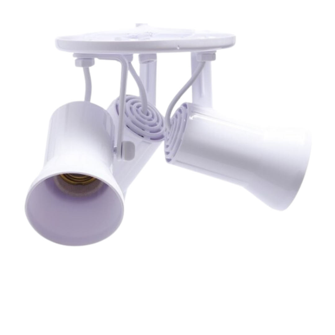 Spot Triplo Articulado Branco SYKALIGHT - Zzat Full Lar e Construção