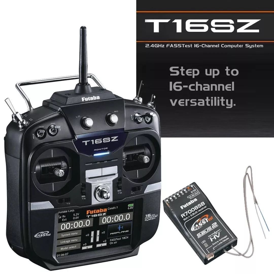 Radio Futaba 16sz 2.4ghz Fasstest - TM Hobbies - Modelismo