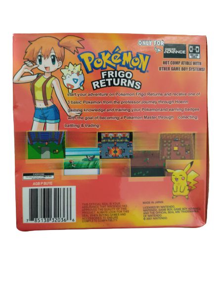 Pokémon Frigo Returns Game Boy Advance (USADO) - Fenix GZ - 16 anos no ...