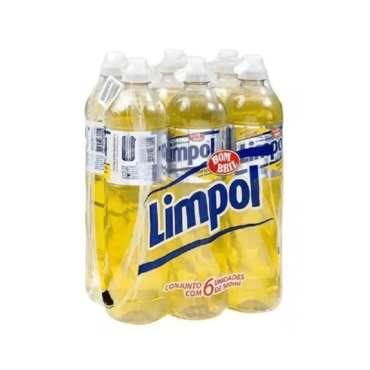 KIT C/ 6 DETERGENTES LIMPOL GEL NEUTRO 400G - Casa Limpa Produtos de ...