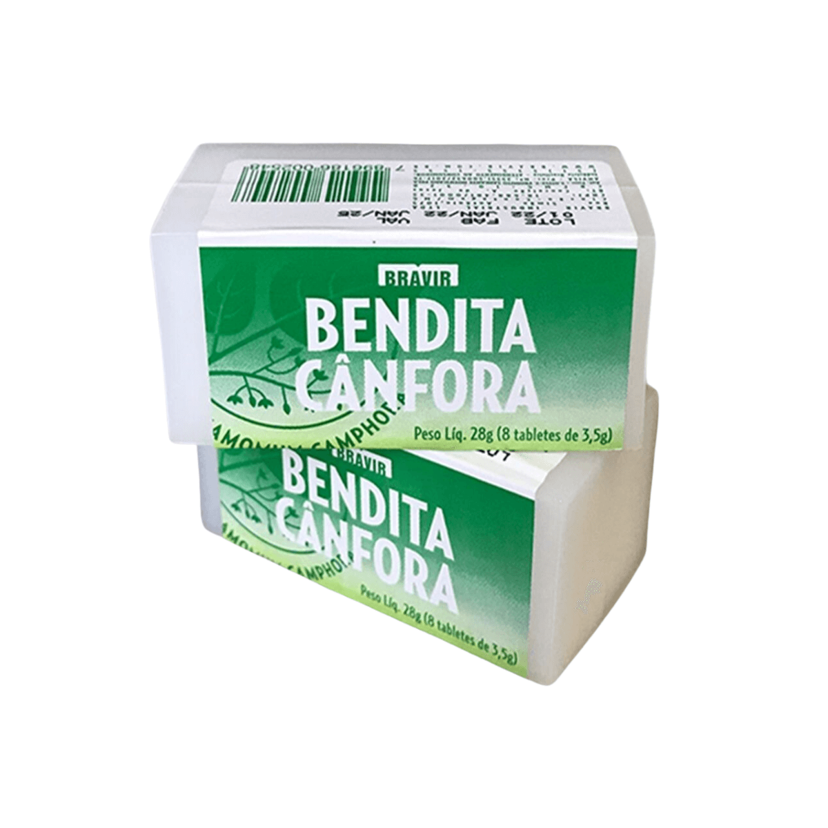 Canfora sintetica tablete - 8 tabletes - Casa Limpa Produtos de Limpeza